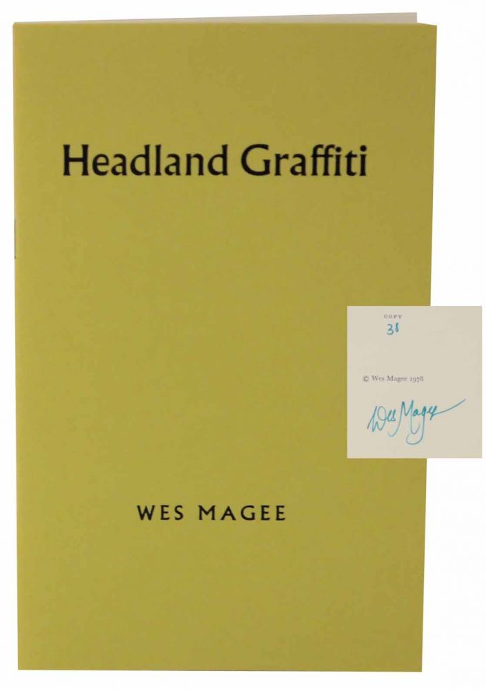 Headland Graffiti Signed Limited Edition | Wes MAGEE